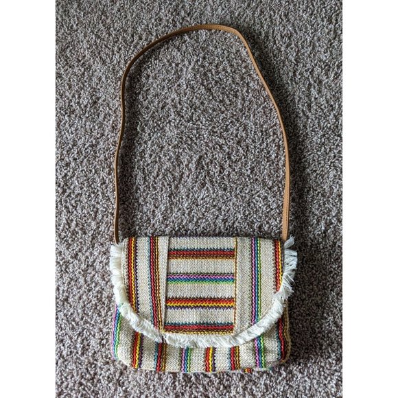 Payless | Bags | Summer Bohemian Style Crossbody Purse Bag Straw Zigzag ...